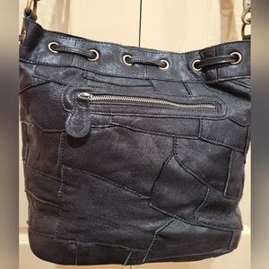 Amerileather | Bags | Amerileather Black Leather Shoulder Bag Nwt ...